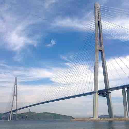 The world's largest cable stayed bridge