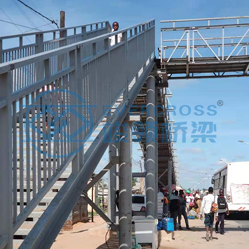What is a steel modular footbridge?