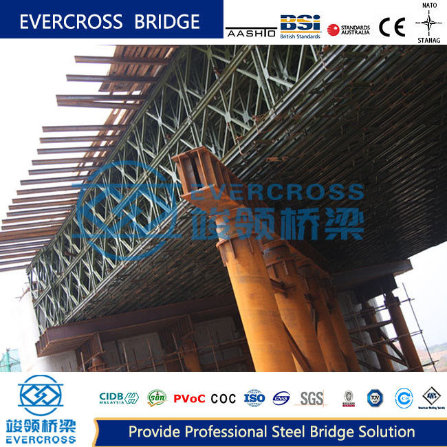 Bailey Type Bridge Scaffolding Construction Platforms With Different ...