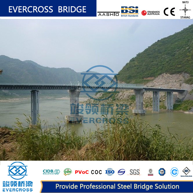 Load Capacity Prefabricated Steel Bridge With Simple Structure Modular ...