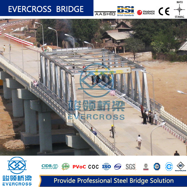 Rigid Frame Steel Truss Bridge Temporary Modular Bridge Heavy Loading ...