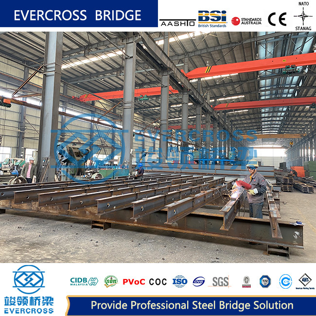 Large Span And Heavy Loading Steel Structure For Steel Bridge