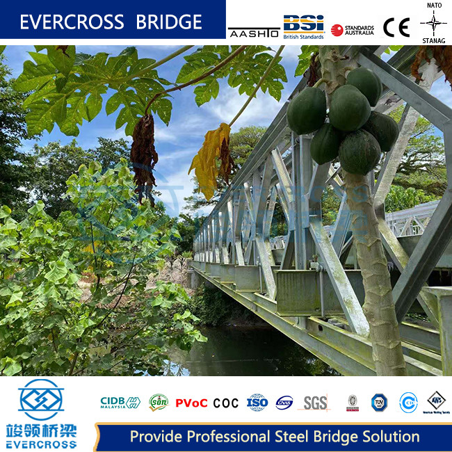 Heavy Loading Bailey Truss Bridge 100-Type Load 40 Tons