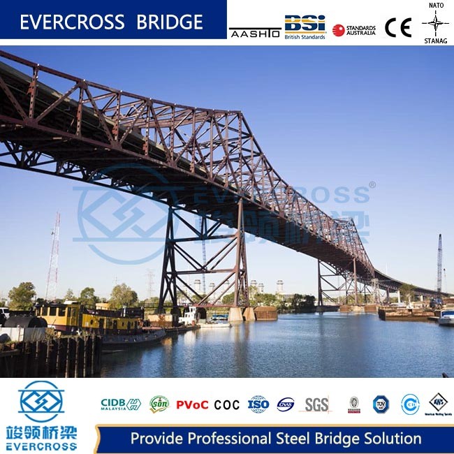 ASTM Steel Truss Bridge With Flexible Design For Railway Bridge And ...
