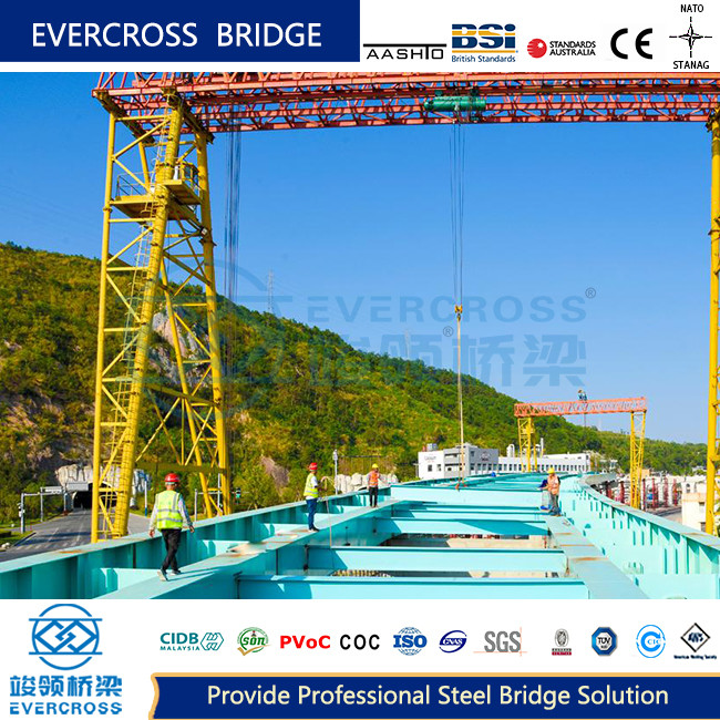 Novelty Structure Steel Box Girder Bridge For Mountainous Region Roadways