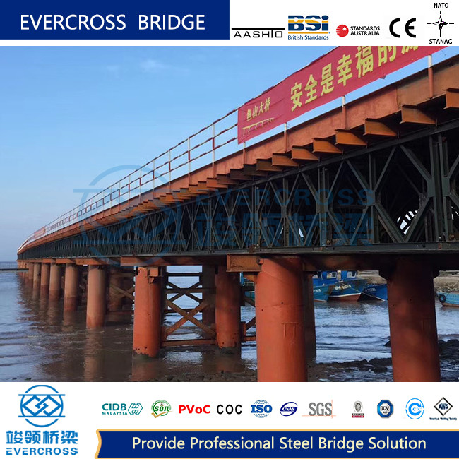 Temporary Steel Trestle Bridge For Fast Cross-Sea Bridge Construction ...