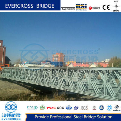 Modern Design Steel Structure Temporary Bailey Bridge For Construction