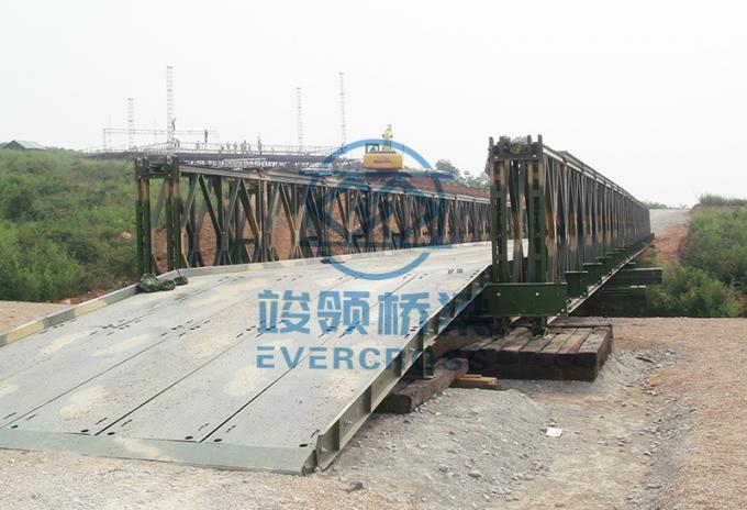 S460J0 Steel Deck Truss Bridge Compact Bailey CB200 Type Custom