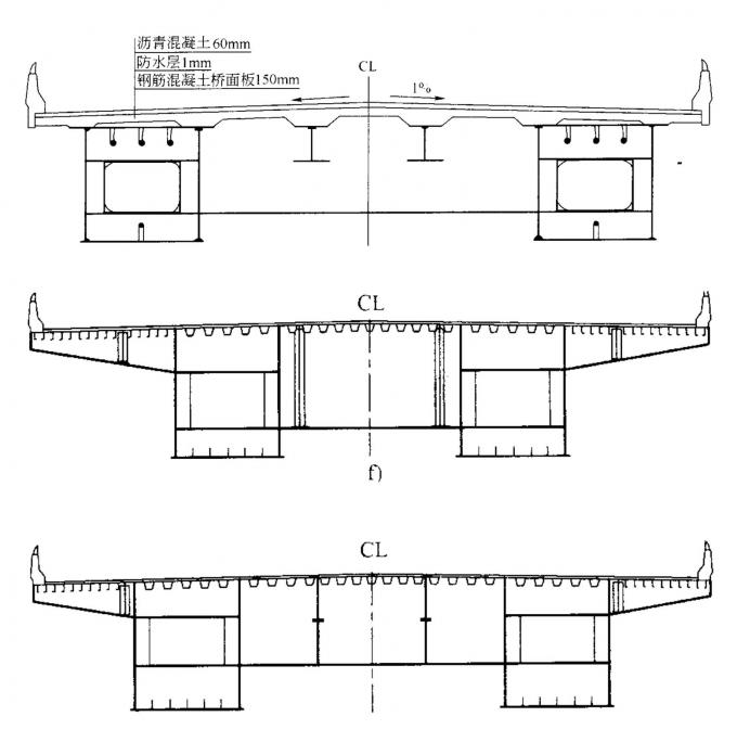 OEM Steel Box Girder Bridge Prefabricated Steel And Easy Maintenance