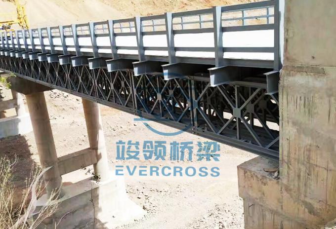 Mabey 200 Bailey Bridge Quadruple Single Portable Steel Bridges ODM