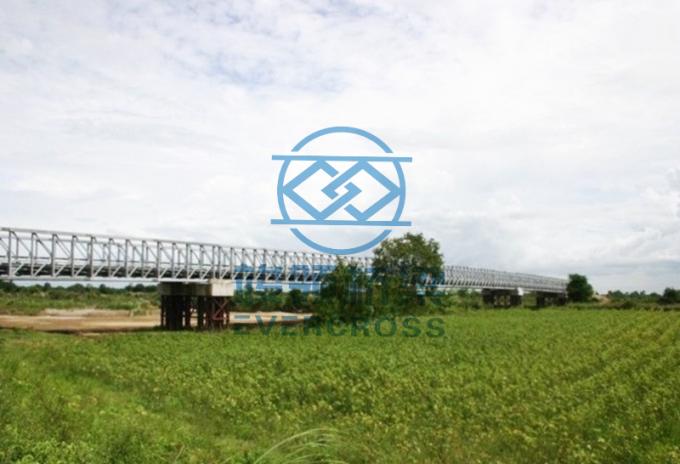 Custom Modular Steel Bridge Steel Truss Bridge Building Kit GW D Type