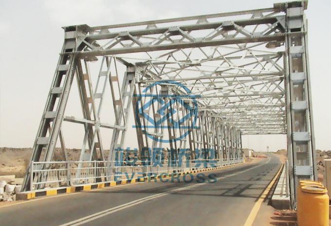 Professional Steel Truss Bridge Fast Installed Steel Concrete Bridge