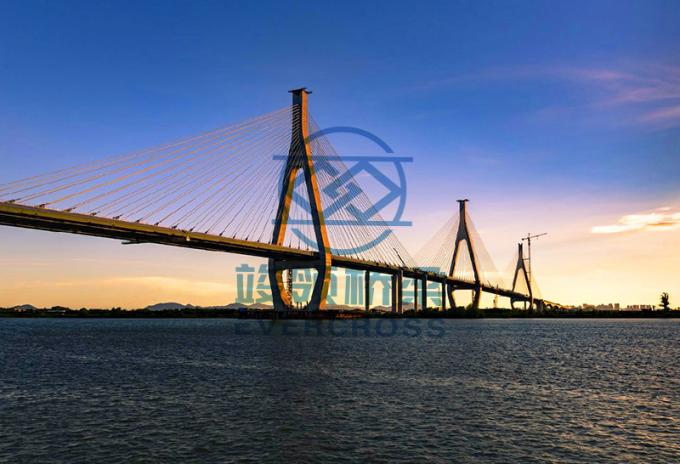 Composite Bridge Cable Stayed Bridges High Strength Metal Truss Bridge